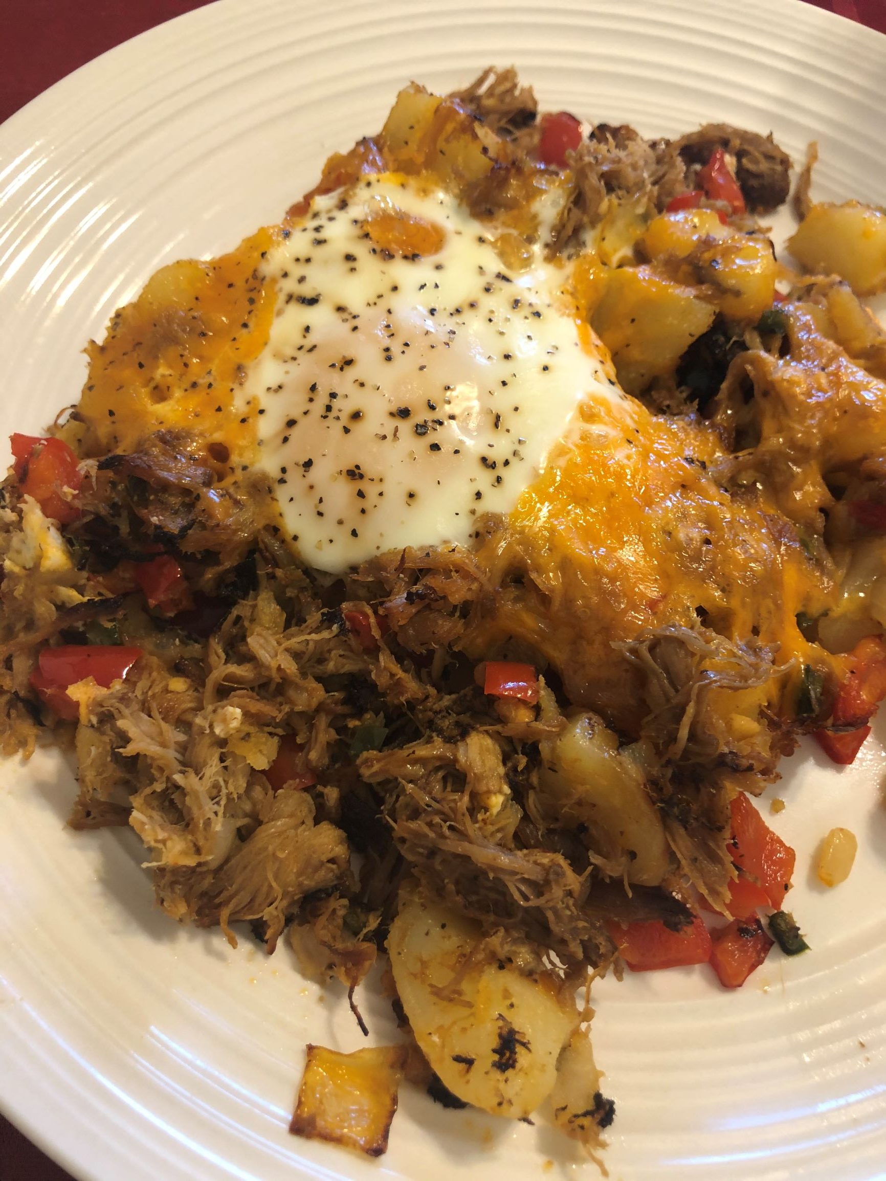 Pulled Pork Hash – skillet for any meal of the day! - Cooking Through ...